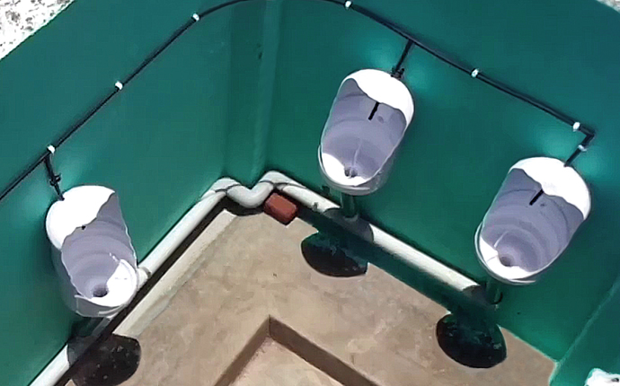 Children design Toilet Urinals using Plastic Bottles - Clean India Journal