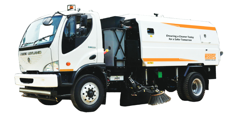Truck mounted road sweeper for container terminals - Clean India Journal
